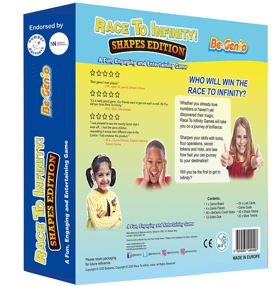 Race To Infinity Shapes Edition - Race to Infinity